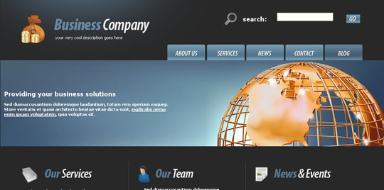 26.free-xhtml-css-website-templates | 卡菲科技 | CFIdeas 纽约网页设计公司 (718)961-2930